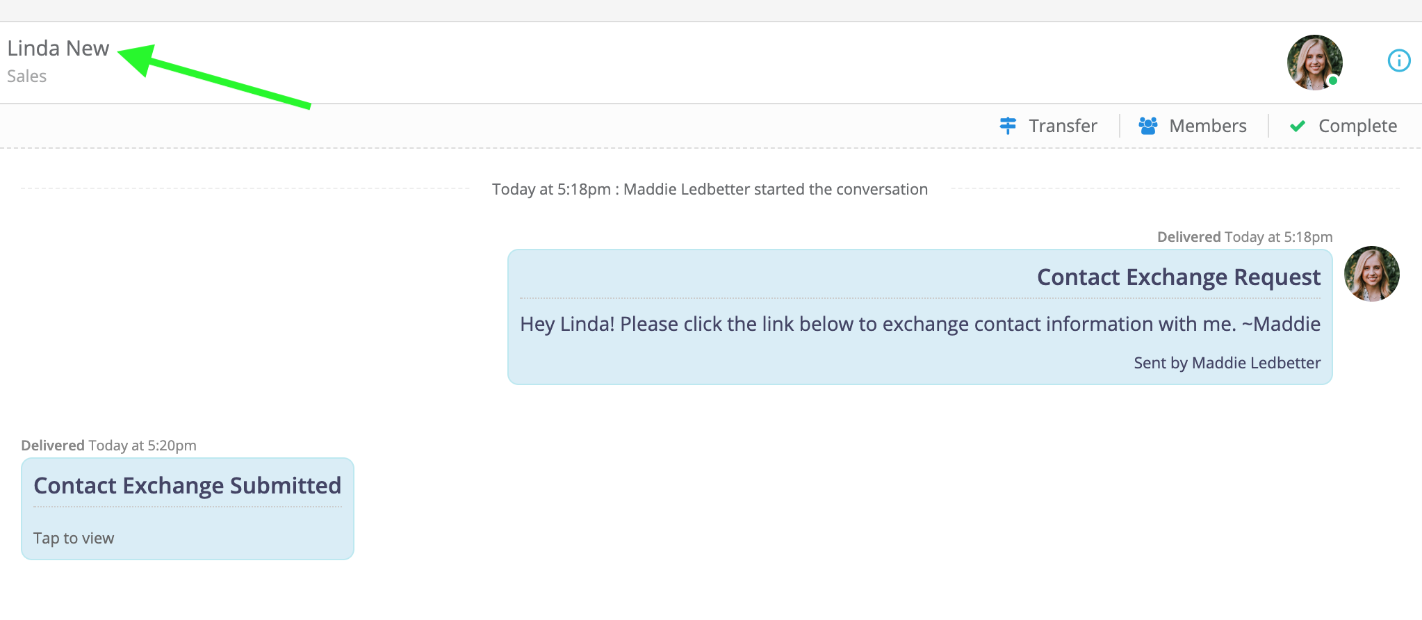 Contact Exchange Request - Captivated