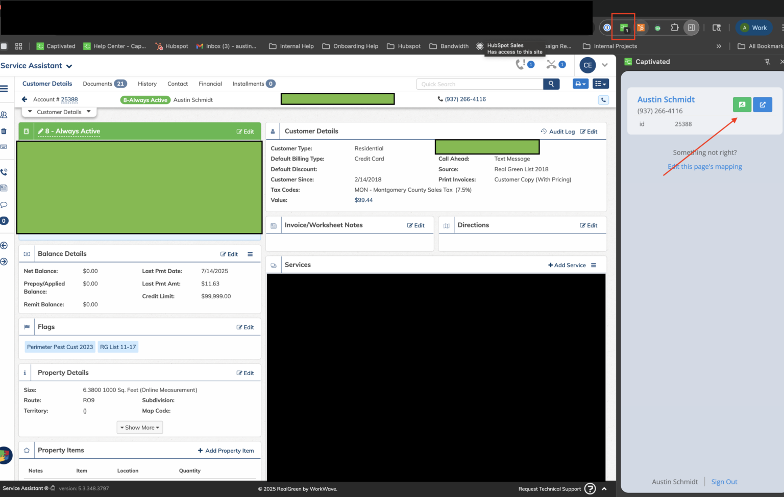 Connecting Captivated to SA5 - Captivated