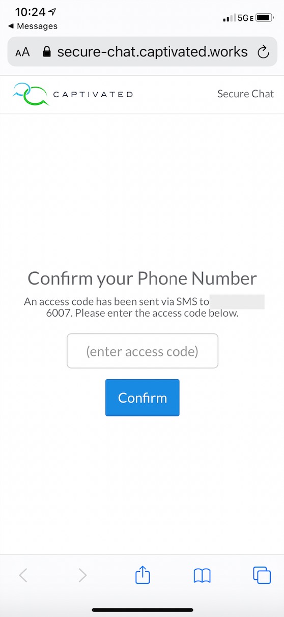 Secure Chat - Captivated