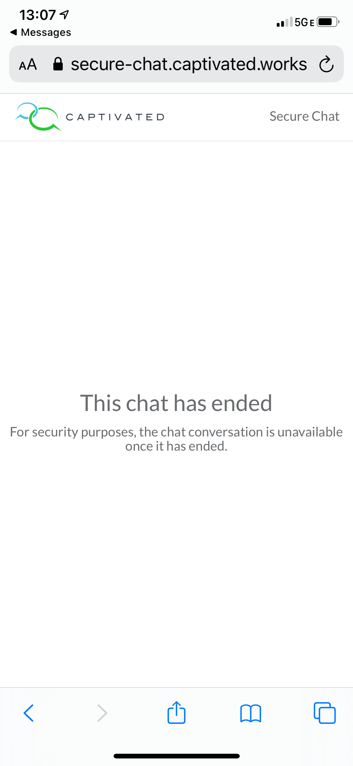 Secure Chat - Captivated