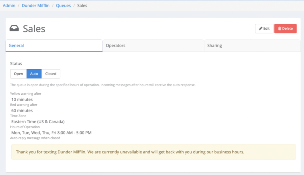 Closing Queue for Holidays - Captivated