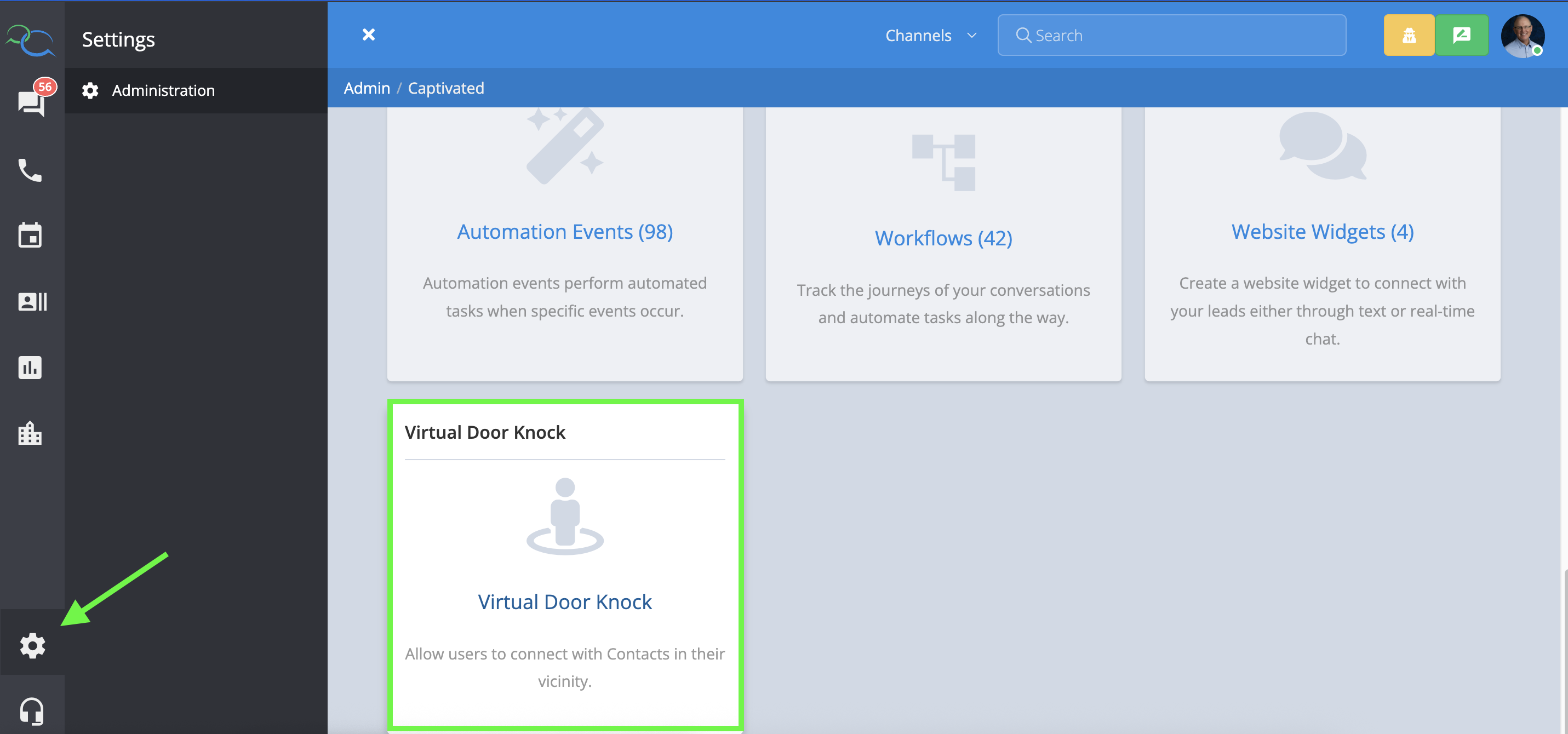 Virtual Door Knock - Captivated
